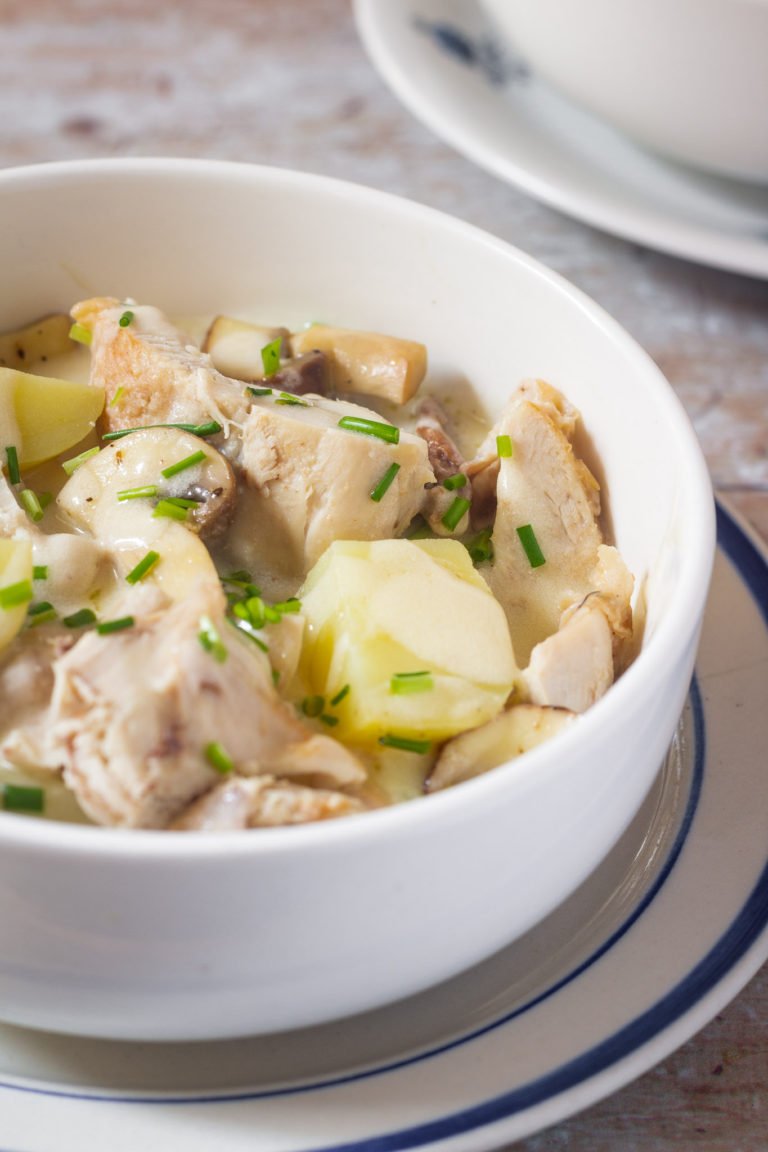 Rabbit Fricassee ('Kaninchenfrikassee') - My German Table