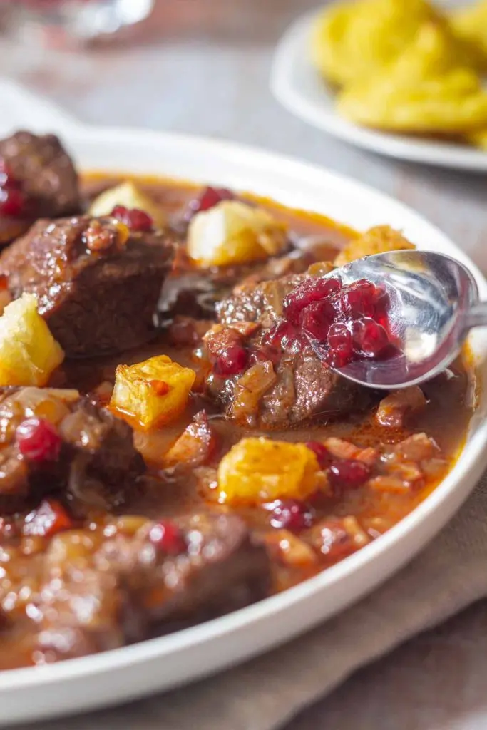 Venison stew ('Hirschgulasch') - My German Table